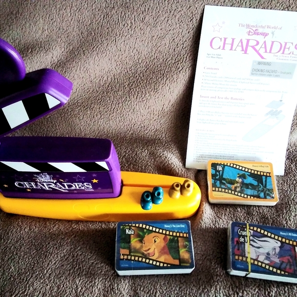 Disney Mattel 1999 | Games | The Wonderful World Of Disney Charades ...